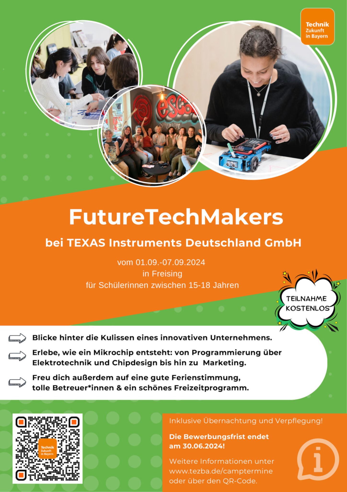 FutureTechMakers bei Texas Instruments - MINT Region Freising